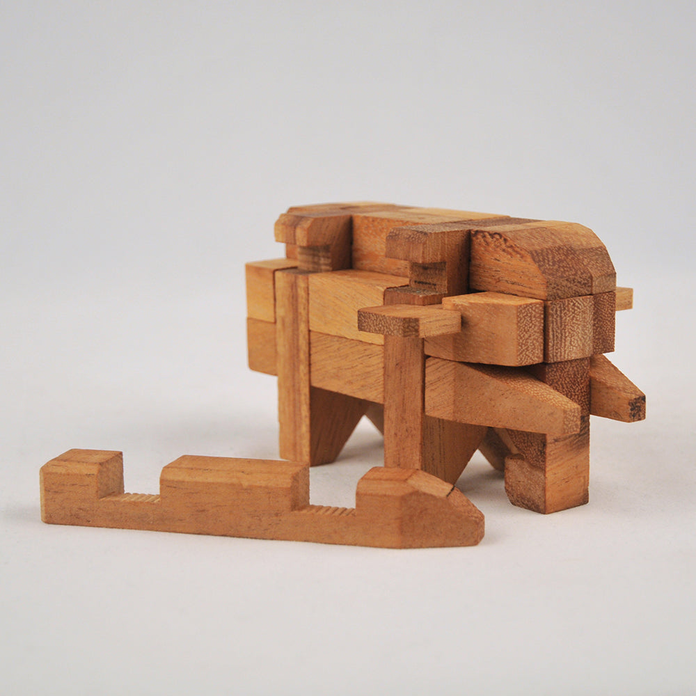 Wooden puzzle - Elephant - Orac Games – Orac games